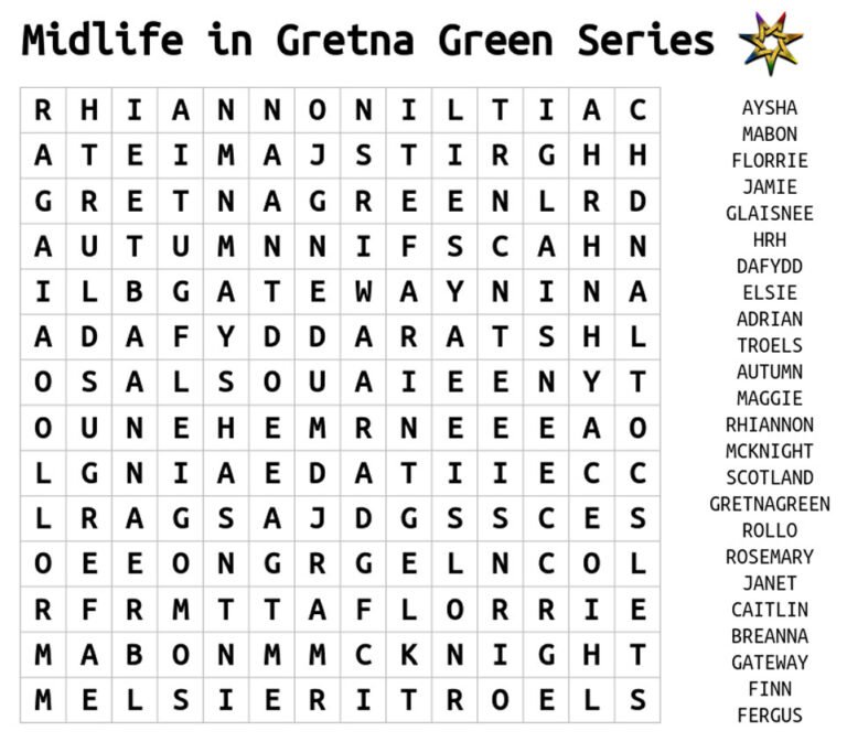 Midlife Recorder Word Search